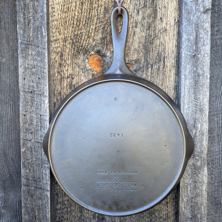 Ward's Cast Iron 1432 Skillet Size #8. Made by Wagner Ware for Montgom ...