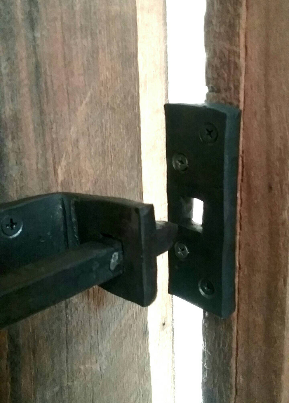 Hand Forged Deadbolt Latch – The Forge at Pleasant Valley Farm